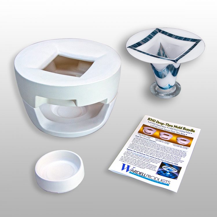 B210 Flutter Mold Bundle with C105 Foot Casting Mold - Art Glass Love ...